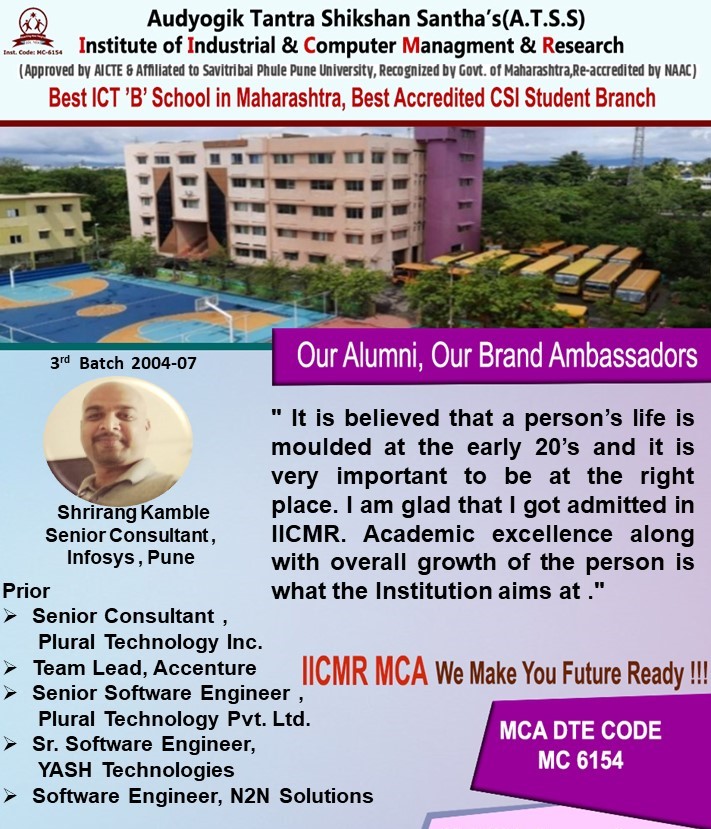 IICMR - Institute Of Industrial And Computer Management And Research