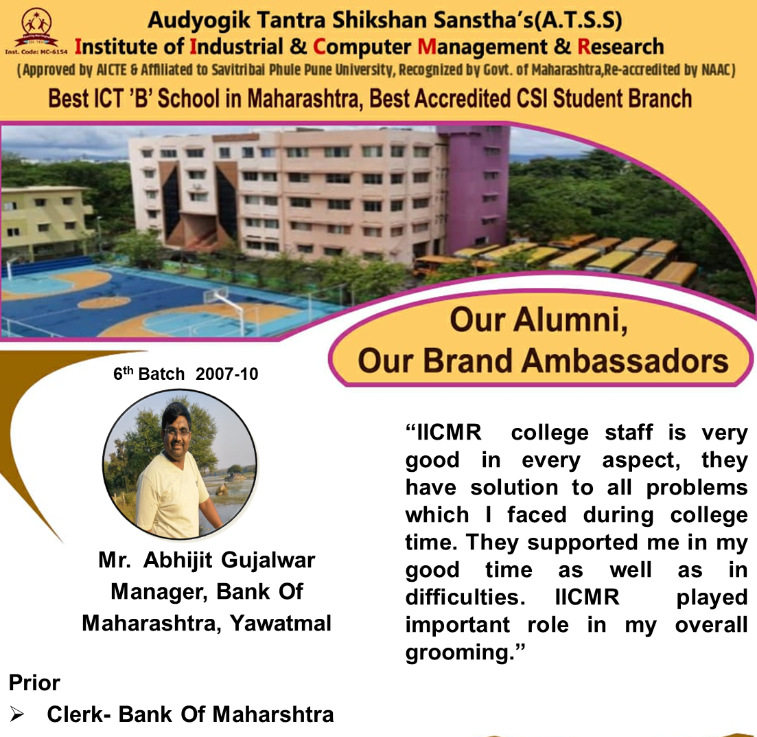 IICMR - Institute Of Industrial And Computer Management And Research