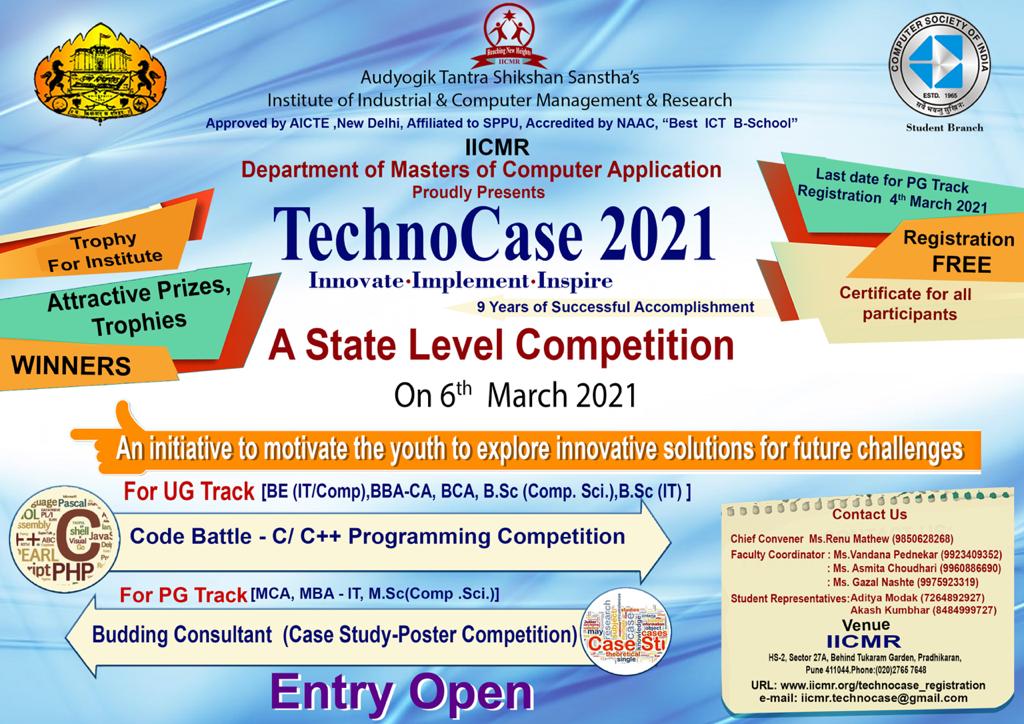 IICMR - Institute Of Industrial And Computer Management And Research